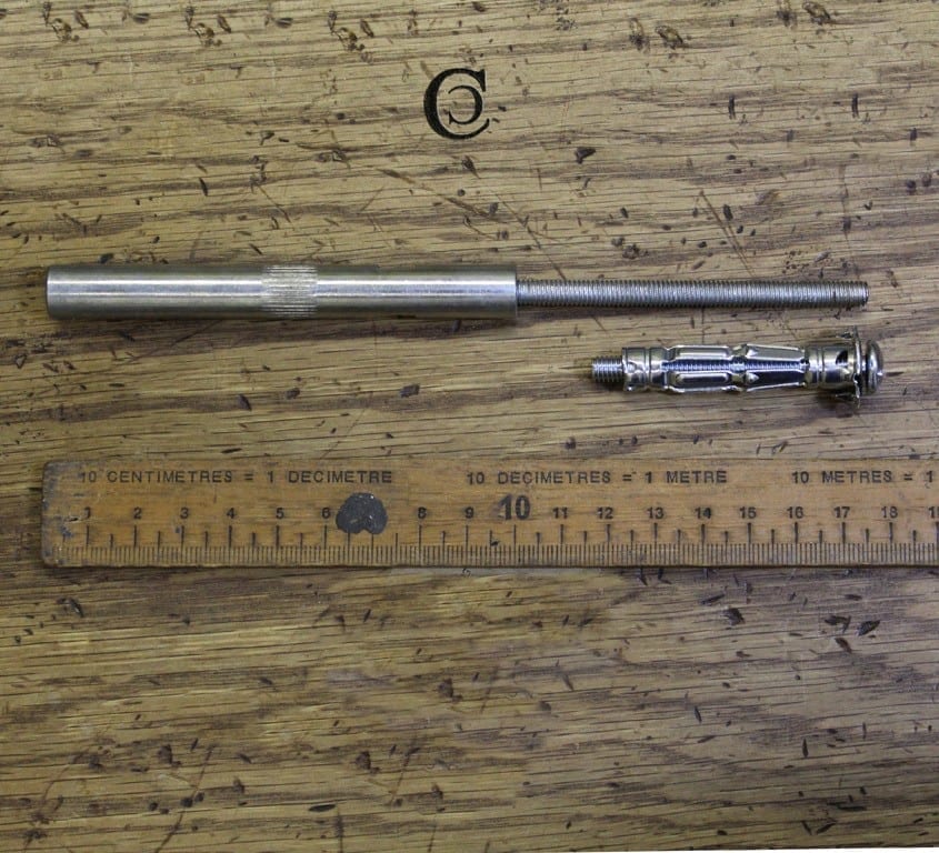 Concealed Shelf Support CAVITY FIXING TYPE 12mm x 120mm Rod ...