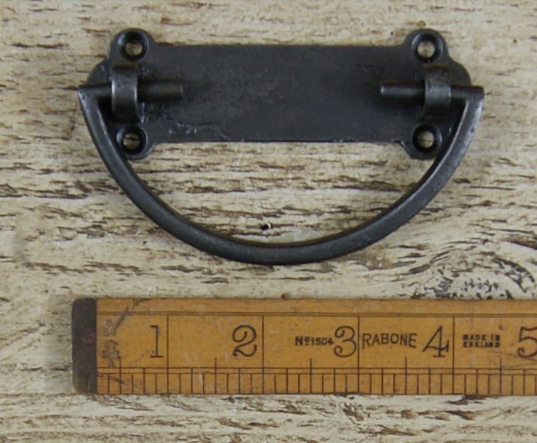 Drop Handle B/Plate Cast Antique Iron 105mm x 35mm (AF028) – Cottingham ...