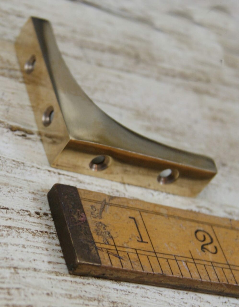 Chest Corner Protector Fitting Solid Brass 50mm x 50mm x 13mm ...