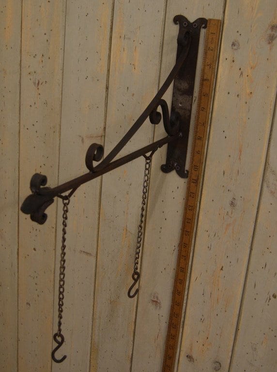 Sign Hanging Bracket with Chains Pub Hand Forged 300mm x 400mm ...