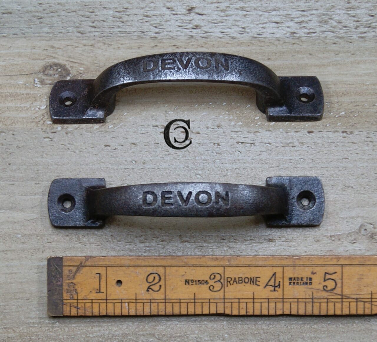 Square D Handle Horizontal DEVON Horizontal Antique Iron 120mm ...