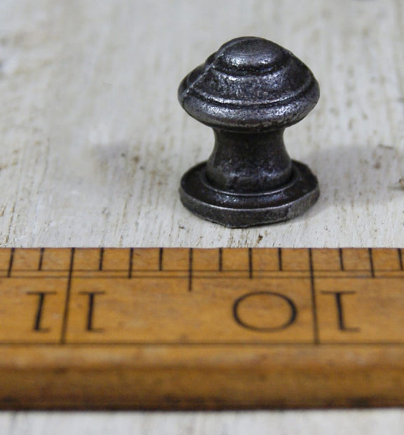 Knob Base Plate Victorian Cast Antique Iron 16mm Diameter – Cottingham ...