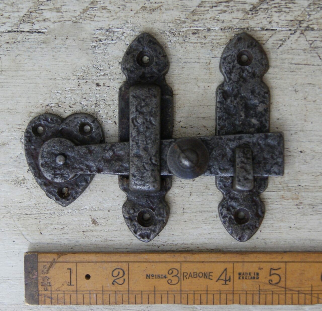 Door Latch Cast Antique Iron Textured Finish 125mm – Cottingham Collection