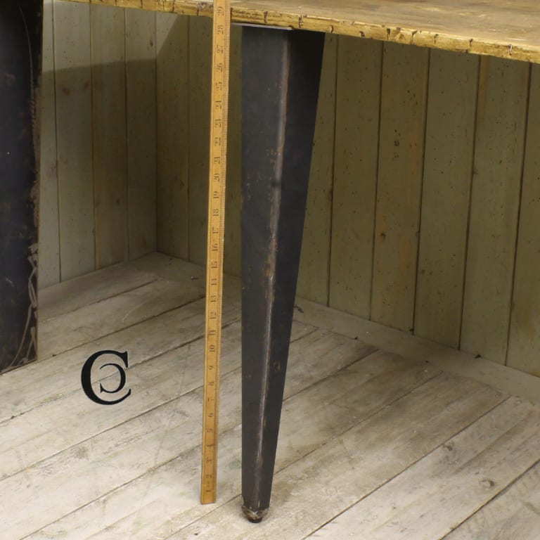 Table Leg Angle Iron Adj Tapered Heavy Duty Antique Iron 710mm ...
