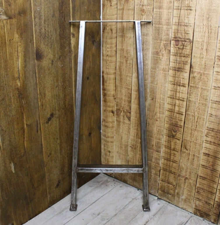 Bar Table End Frame A Frame Box 25 x 50mm Antique Iron 930mm x 406mm ...