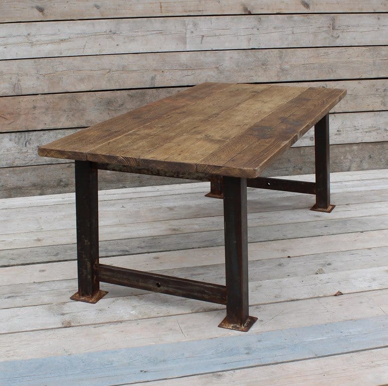 Table End Frame End FARMHOUSE Box Section 660mm High – Cottingham ...