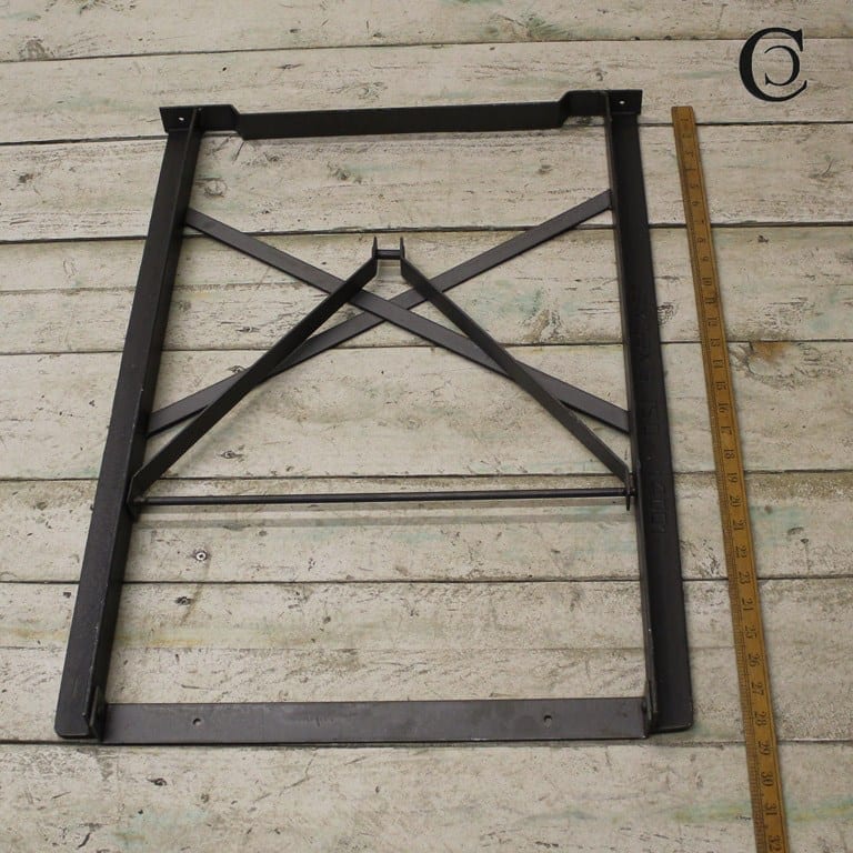 Table End Frame Folding TRESTLE Steel 710mm – Cottingham Collection