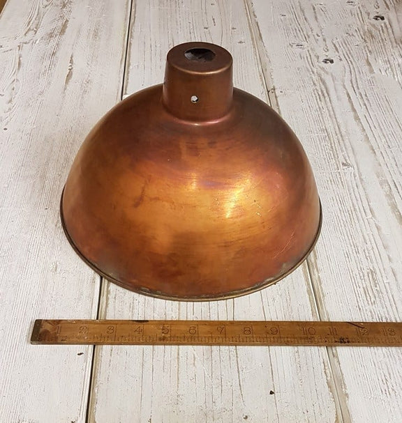 Pendant Hanging Light Shade STUDY Antique Copper 300mm Diameter ...