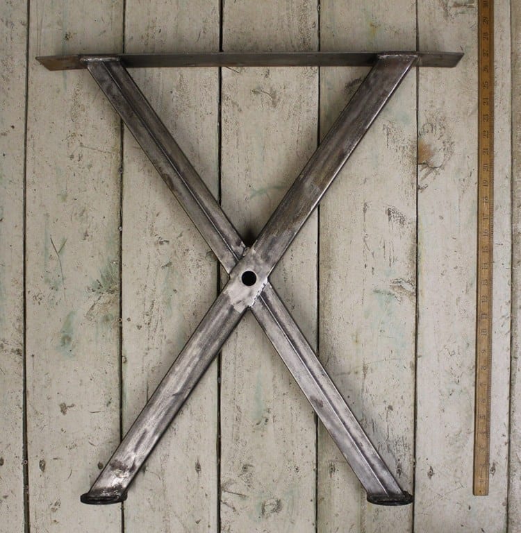 Table End Frame CROSS Section Mild Steel 50mm x 50mm x 660mm ...