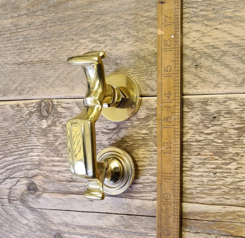 Door Knocker DOCTORS without Emblem Solid Brass 150mm – Cottingham Collection