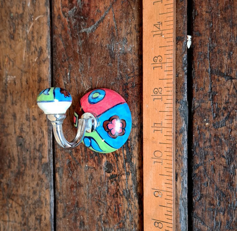 Ceramic Shower Hook Round Red / Blue / Green – Cottingham Collection