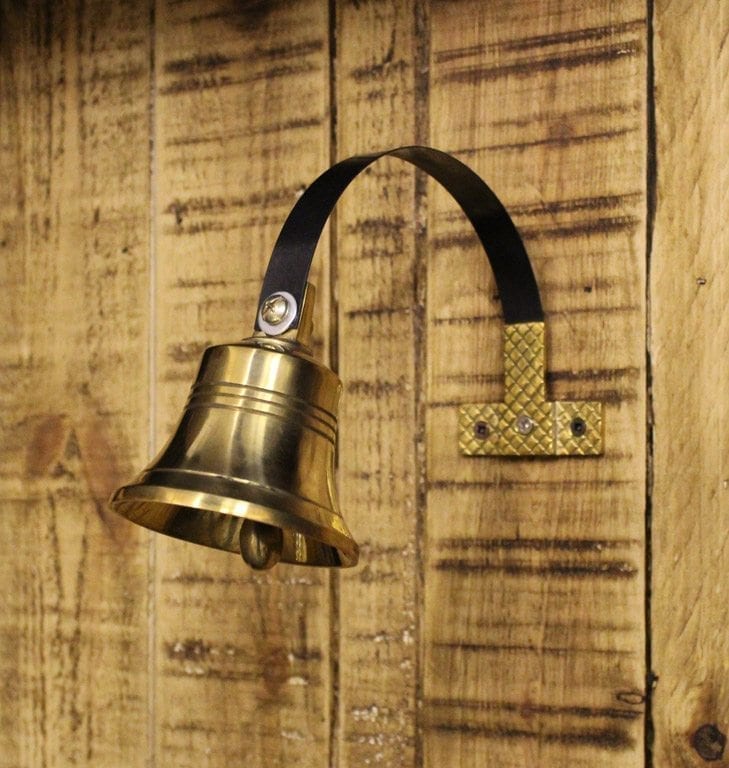 Door Bell on Spring SHOP KEEPER Solid Brass Door Mounted – Cottingham ...