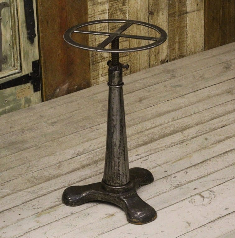 Stool Rise Fall SINGER Pedestal Cast Iron 500mm – Cottingham Collection