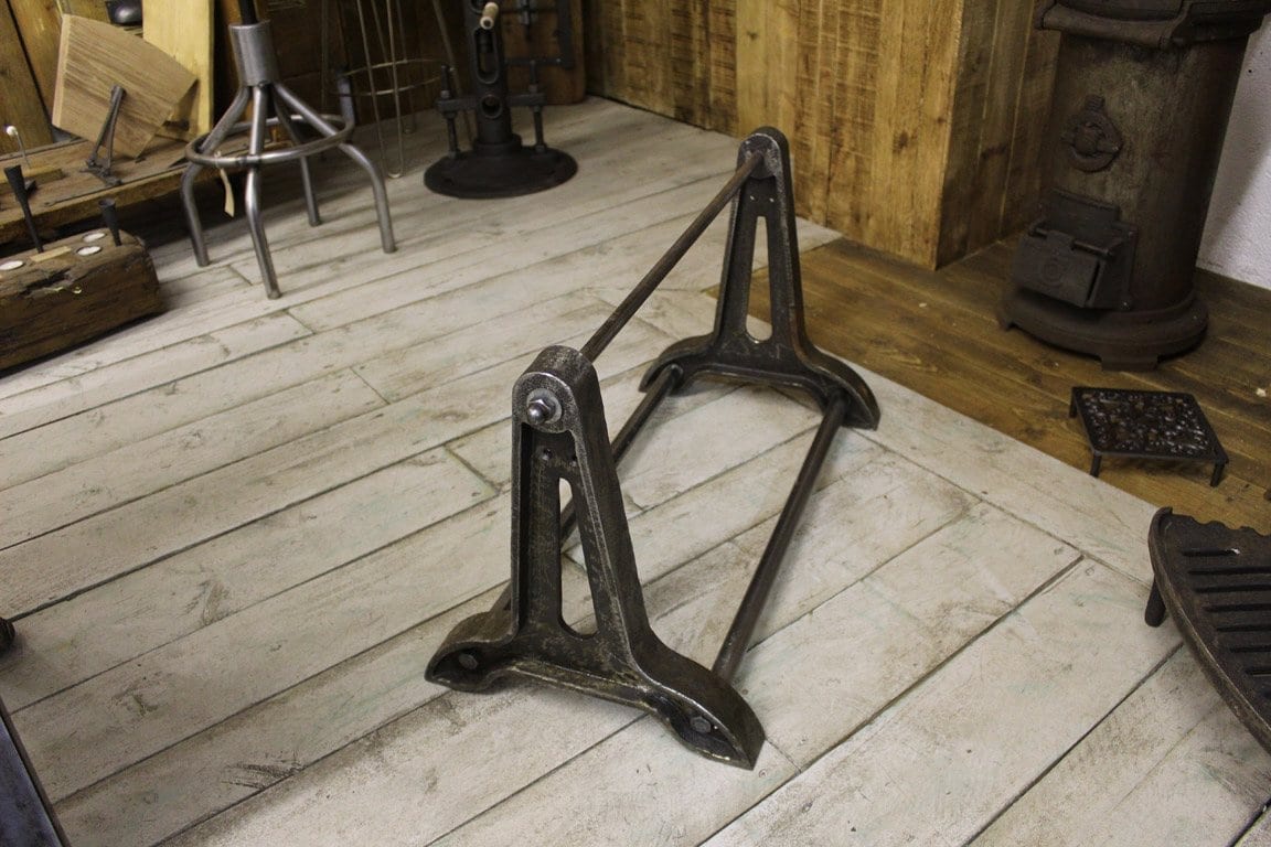 Coffee Table End Frame CANNON Cast Antique Iron 400mm – Cottingham ...