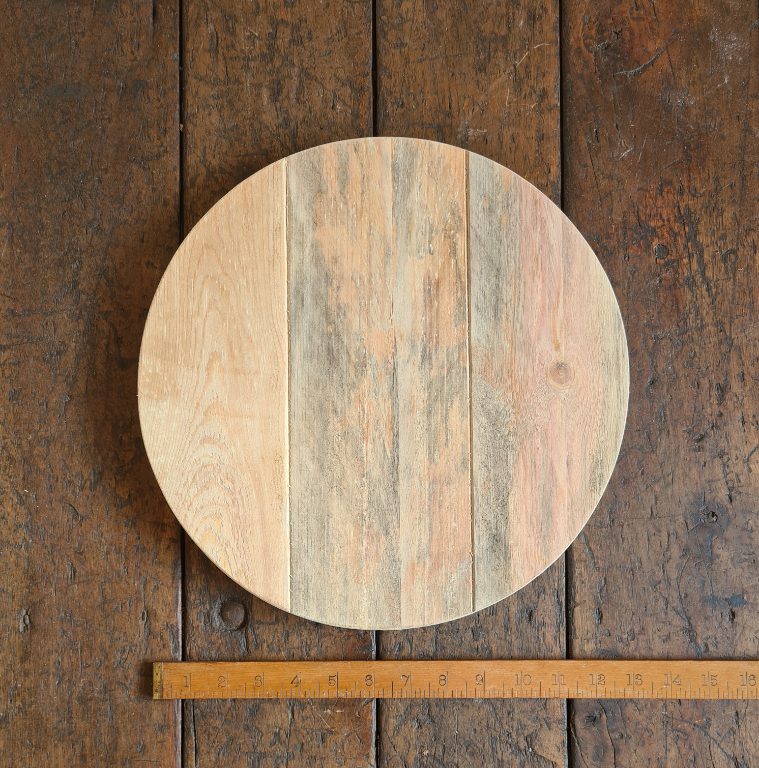 Stool Top CIRCULAR Rough Sawn Pine 340mm Diameter x 32mm – Cottingham ...