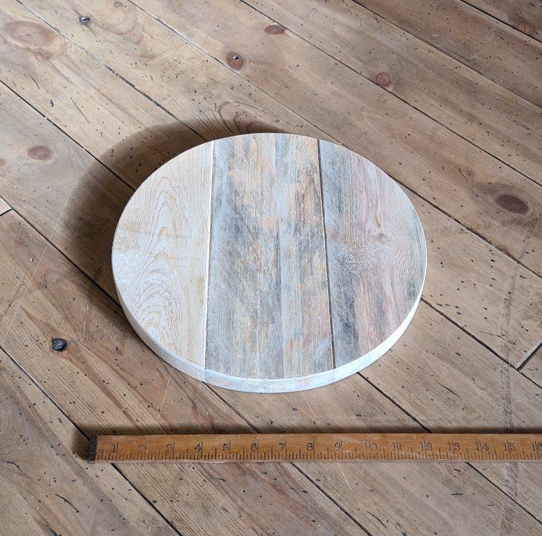 Stool Top Circular Rough Sawn Pine 340mm Diameter x 25mm - See H507 ...