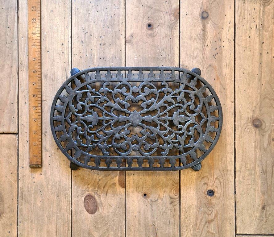 Table Trivet VICTORIAN ornate Very heavy Size - 345mm x210mm ...