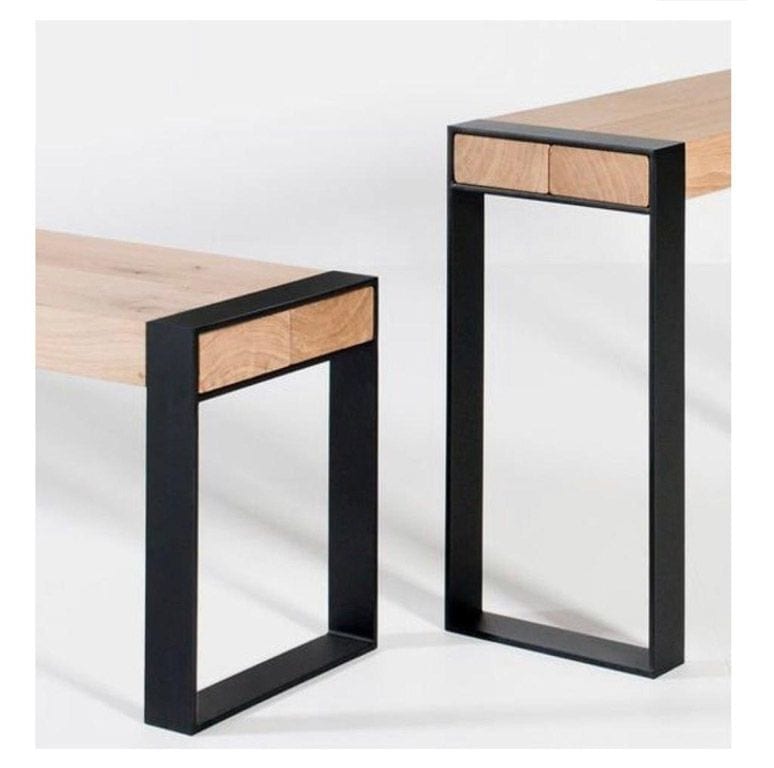 Console End SLEEPER Antique Iron 600mm x 300mm – Cottingham Collection